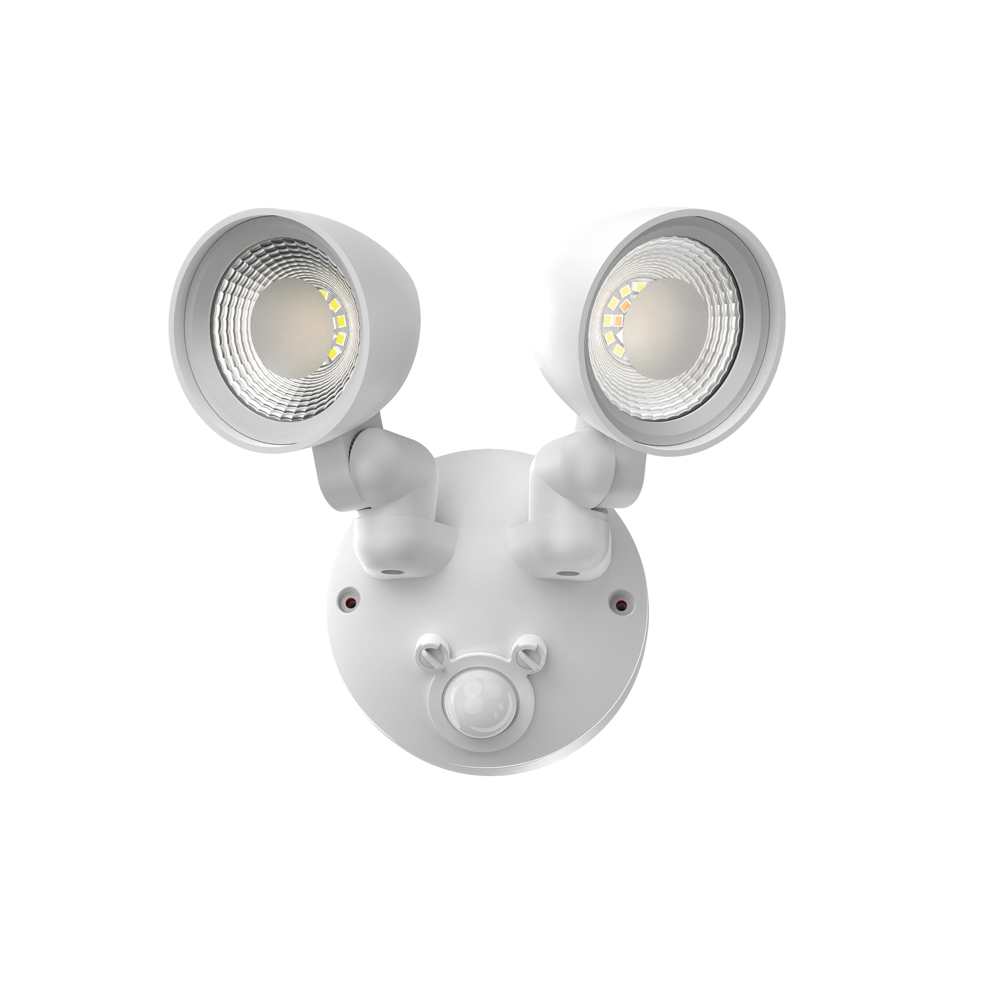Security Light 16W Twin Lamp CCT White – Orbit Lighting NZ