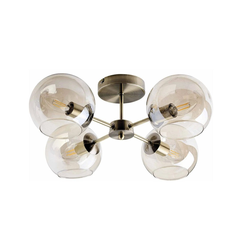 Glass Ball Ceiling Light 500mm – Orbit Lighting NZ